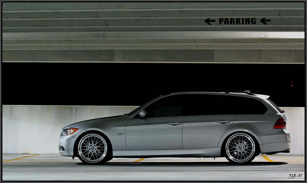 E91 Lowered on H&R Springs - How to raise the rear slightly?